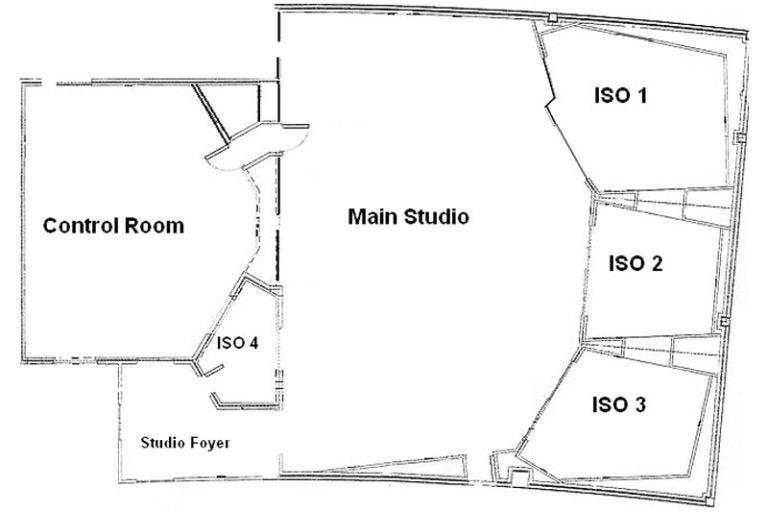 Recording Studio > Studio Layout - YST Conservatory