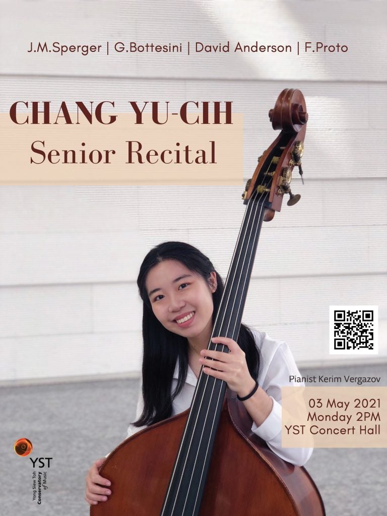 CHANG YU-CIH (B.Mus4), double bass - YST Conservatory